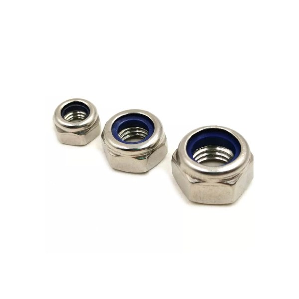 M10 Hexagon Nylon Locking Nuts Type T - Stainless Steel (A2) | RC Screws