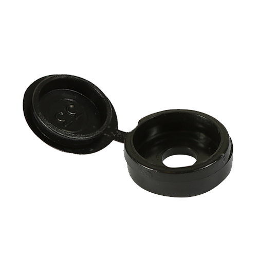 Hinged Screw Caps - Black
