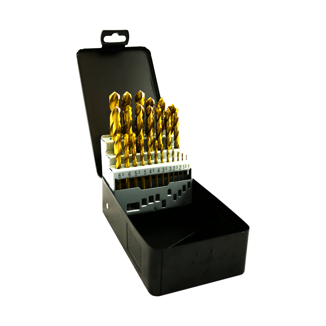 ABRACS HSS Titanium Drill Bit Set - 25pc - RC Screws