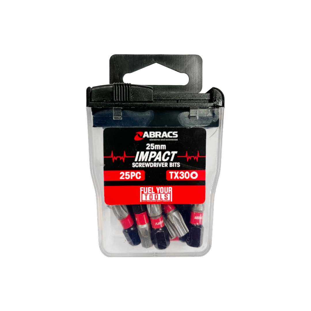 Abracs TX30 25mm Impact Driver Bits - 25pc | RC Screws