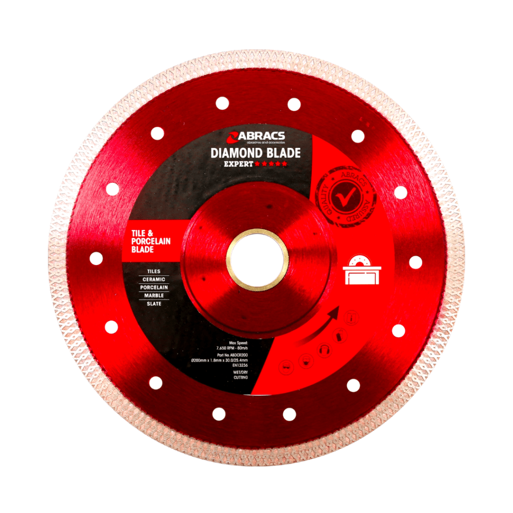 Abracs 180mm X 25.4mm X-Tech Tile And Porcelain Blade