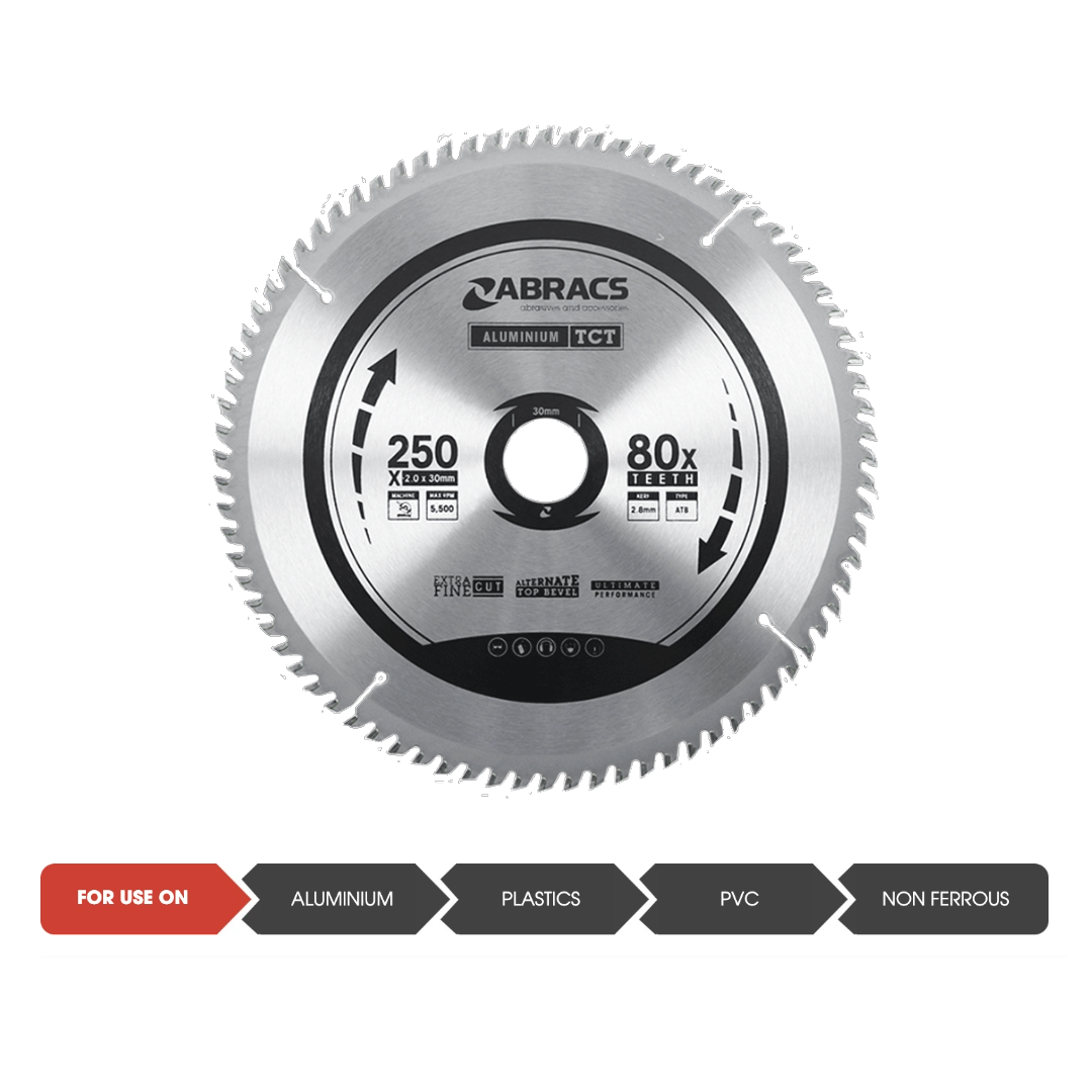 TCT Circular Aluminium Saw Blade 184mm X 1.4mm X 20mm 48T | RCS Trade ...