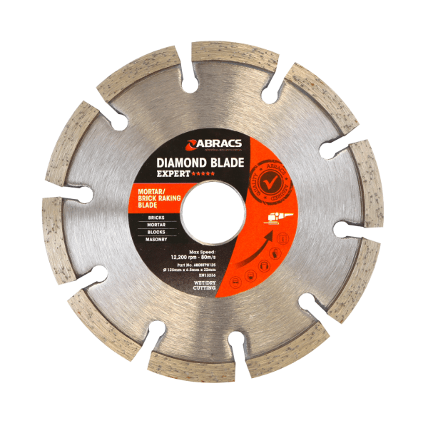 Abracs Motar/Brick Raking Blade 115mm X 22mm (Twin Pack)